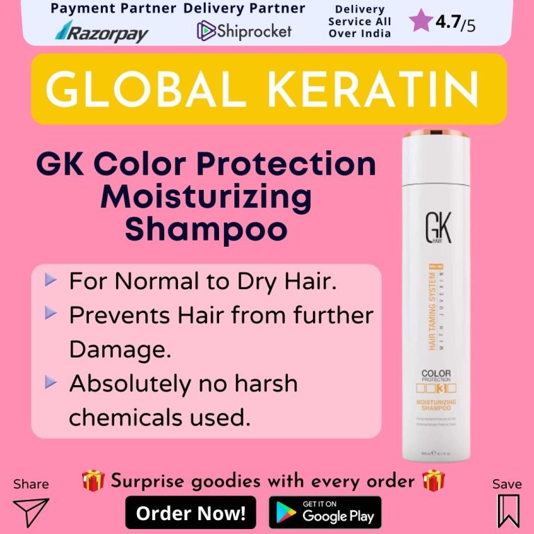 GK Global Keratin Moisturizing Shampoo, 300ml Free Shipping